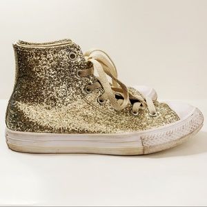 Converse | Shoes | Converse Chuck Taylor All Star Hi Glitter Sneaker ...